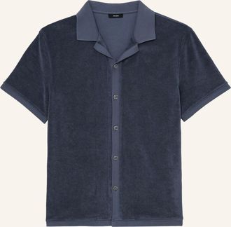 Reiss Reiss Resorthemd Eden Regular Fit Aus Frottee blau