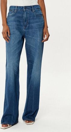 HUGO BOSS Jeans Crossroad Super 50522849 Blau Boyfriend Fit