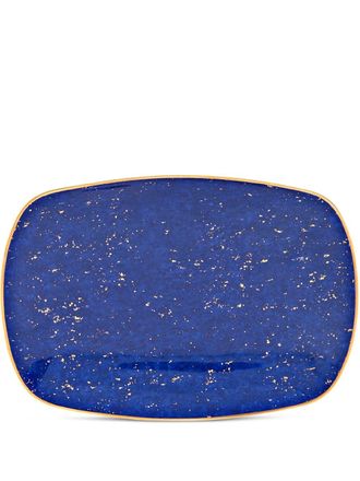L'OBJET plateau rectangulaire Lapis - Bleu