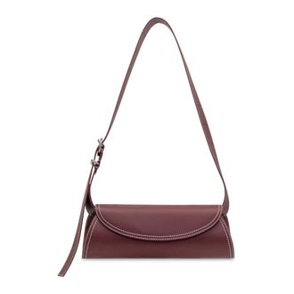 Jil Sander Femme, Sacs, Brun, Taille: ONE Size Sac à bandoulière avec design cannolo