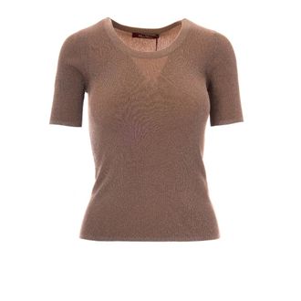 Max Mara Damen, Strickwaren, Beige, MGr&ouml;&szlig;e