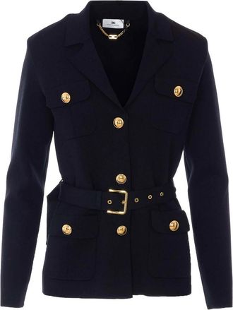 Elisabetta Franchi Blouson Rembourr&eacute; - Noir