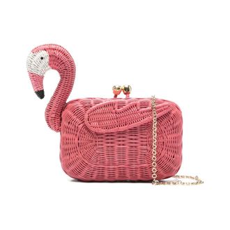 Serpui Serpui, Femme, Sacs, Rose, Taille: ONE Size Flamingo Clutch