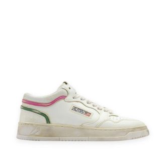 Autry Femme, Chaussures, Blanc, Taille: 37 EU Med-Way Super Vintage (Mvmw-Eg02)