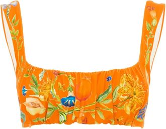Alemais Haut de Maillot Flores Fibres Recycl&eacute;es Al&eacute;mais