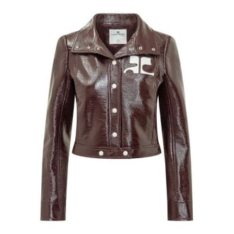 Courr&egrave;ges Femme, Vestes, Rouge, Taille: 36 FR Vestes