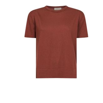 Blanca Vita Femme, Tops, Brun, Taille: 38 FR T-shirt c&ocirc;tte