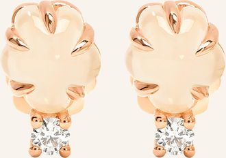 Vieri Vieri Ohrstecker Wolke Milchquarz Brillant rosegold