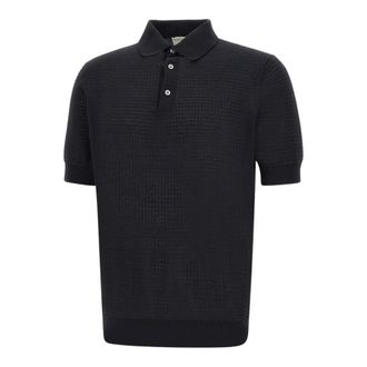 FILIPPO DE LAURENTIIS Homme, Tops, Noir, Taille: XL Polo Chemises