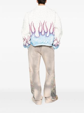 Who Decides War by Ev Bravado Flame Jacket - White
