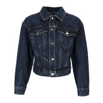 A Gold E Veronica Trucker Jacket - Homme - Vestes - Bleu - Taille: S