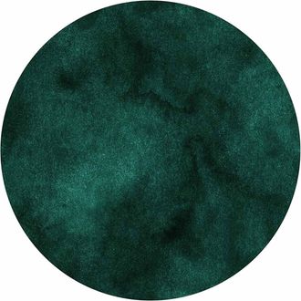 Generic Moderne minimalistische runde Läuferteppiche Schlafzimmerteppiche Smaragdgrün 100cm 120cm 140cm 160cm maschinenwaschbarer Teppich für Wohnzimmer Schla