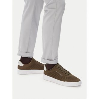 Tommy Hilfiger Sneakers Tommy Hilfiger Th Court Knit FM0FM05823 Gr&uuml;n