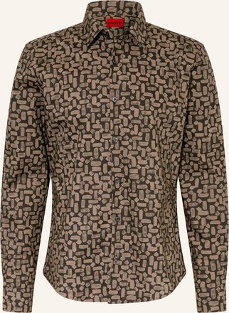 HUGO BOSS Hugo Hemd Erno Casual Slim Fit grau
