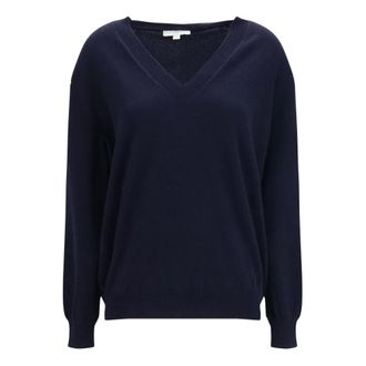 Malo Kaschmir-Pullover mit V-Ausschnitt - - Knitwear - Damen - Blau - XS