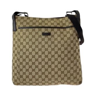 Gucci Pre-owned GG Canvas Leder Schultertasche - - Pre-owned - Damen - Beige - ONE SIZE