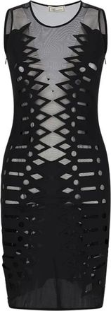 Blumarine Femme, Robes, Noir, Taille: 36 FR Scuba Dress