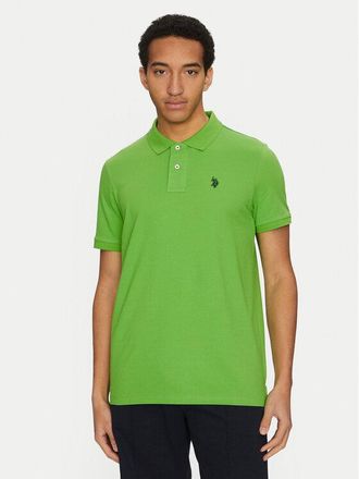 U.S.Polo Association Poloshirt MUP3637 Gr&uuml;n Regular Fit