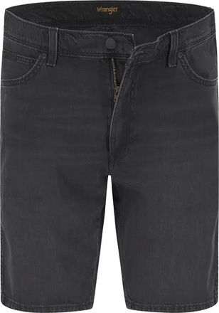 Wrangler Herren Jeansshorts schwarz Baumwolle