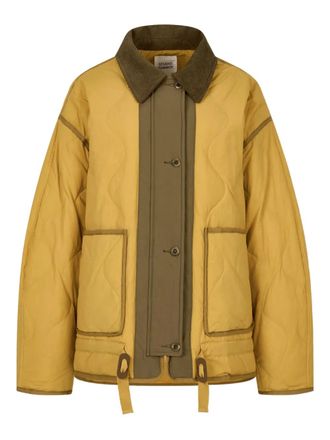 TOMBOY veste &agrave; design matelass&eacute; - Jaune