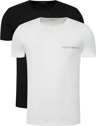 Emporio Armani Homme, Tops, Multicolore, Taille: XL Lot de 2 T-shirts de d&eacute;tente &agrave; col rond