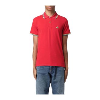Peuterey Homme, Tops, Rouge, Taille: 3XL Short Sleeve Polo