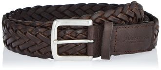 Marc O'Polo Herren Gürtel geflochten aus Leder, Braun (Copley Brown), 105