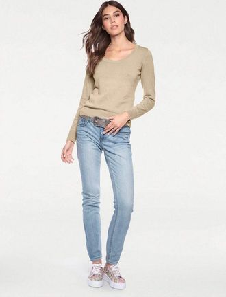 Heine Strickpullover Rundhalspullover