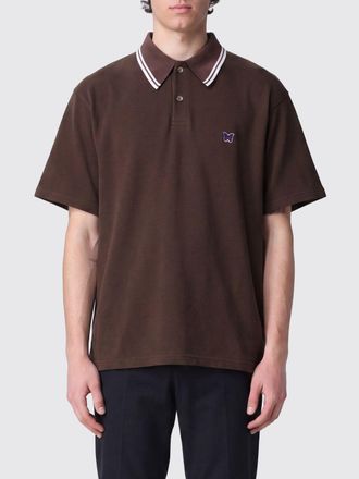 Needles Polo Herren Farbe Braun