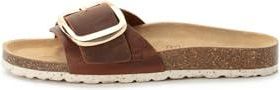 Camel Active Sandales &agrave; lani&egrave;res pour femme, sandales pour femme, semelle interchangeable, Naturel 400, 38 EU