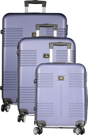 Laura Biagiotti Femme, Valises, Bleu, Taille: ONE Size Ensemble de 3 Trolleys