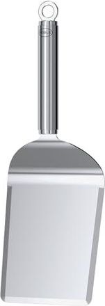 Rösle Plancha-Spachtel breit, Hochwertiger Grillspachtel mit abgerundeten Ecken zum Wenden von Fleisch und Gemüse, Edelstahl 18/10, spülmaschinengeeignet, s