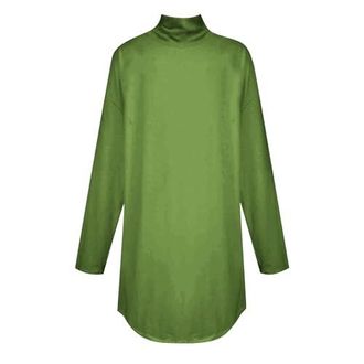 Generic 2026 Sweat-shirt uni confortable pour femme, hauts à manches longues pour femmes, hauts à col roulé, chemisiers à manches longues, vêtements de sport 