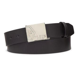 Philipp Plein Homme, Accessoires, Noir, Taille: 100 CM Ceinture Iconic