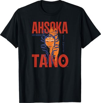 Star Wars Ahsoka Tano Jedi Warrior Aurebesh Disney+ T-Shirt