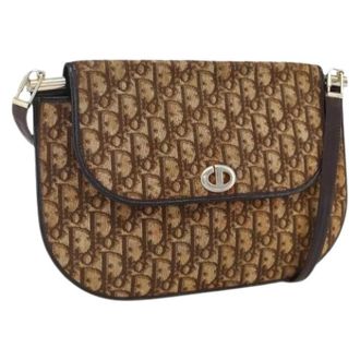 Dior Pre-owned Trotter Canvas Schultertasche - - Pre-owned - Damen - Beige - ONE SIZE