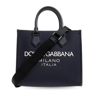 Dolce & Gabbana Homme, Sacs, Bleu, Taille: ONE Size Sac à bandoulière avec logo