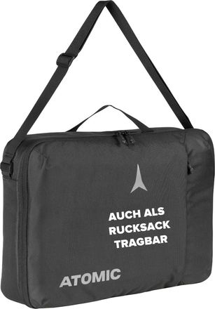 Atomic Boot CASE in Schwarz - Tasche für Skistiefel mit Rucksackfunktion - Verstaubare Schultergurte - Gepolstert & leicht zu reinigen - Inkl. Skischuh-Trenn