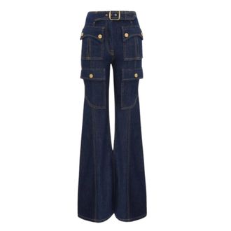 Zimmermann Femme, Jeans, Bleu, Taille: W25 Luna Utility Flare Jean