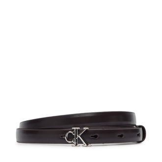 Calvin Klein G&uuml;rtel Calvin Klein Round Ck Buckle Smooth 15Mm LV04F7085G Schwarz