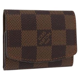 Louis Vuitton Portefeuille Home-Office en Toile Pre-owned - Femme - Pre-owned - Brun - Taille: ONE Size