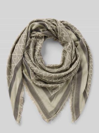 Calvin Klein Tuch aus reinem Modal Modell EMBLEM AOP JACQUARD SQUAR