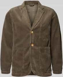 Lindbergh Regular Fit Sakko aus Cord mit Reverskragen