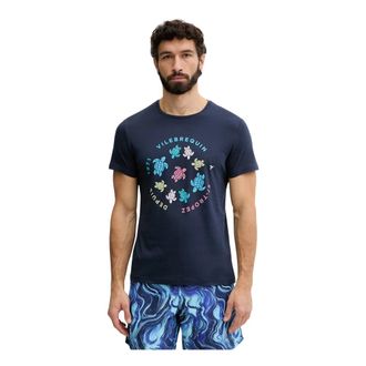 Vilebrequin Klassisches T-Shirt - - Tops - Herren - Blau - 2XL