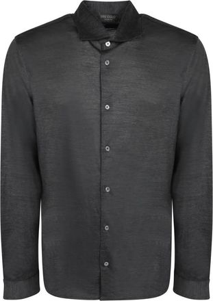 Dell'Oglio Homme, Chemises, Gris, Taille: XL Chemise &agrave; manches longues