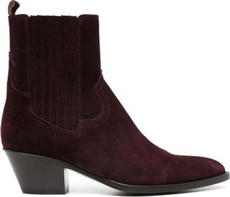Buttero Stiefeletten aus Wildleder 55mm - Violett