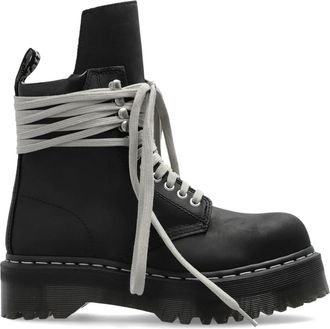 Rick Owens Quad Sole Steel Toe Boot - - Shoes - Damen - Schwarzk - 39 1/2 EU