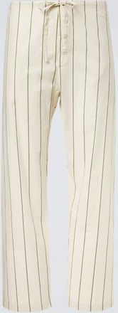 Bode Pyjamahose Celery aus Baumwolle
