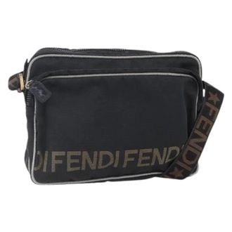 Fendi Pre-owned Nylon Cross Body Bag - - Pre-owned - Damen - Schwarzk - ONE SIZE