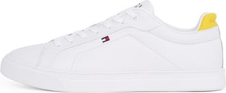 Tommy Hilfiger Herren Icon Court Pinperf LTH Fm0fm05483 Low Top, Weiß, 42 EU